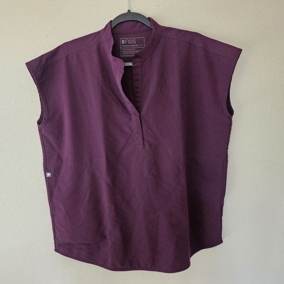 Figs | Tops | Figs Deep Purple Rafaela Technical Scrub Top Size Small ...